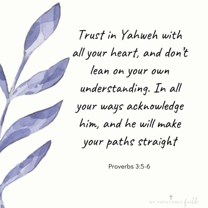 15 Bible Verses for Guidance - My Printable Faith