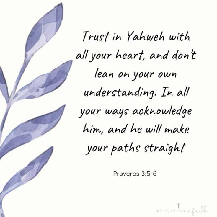 15 Bible Verses for Guidance - My Printable Faith