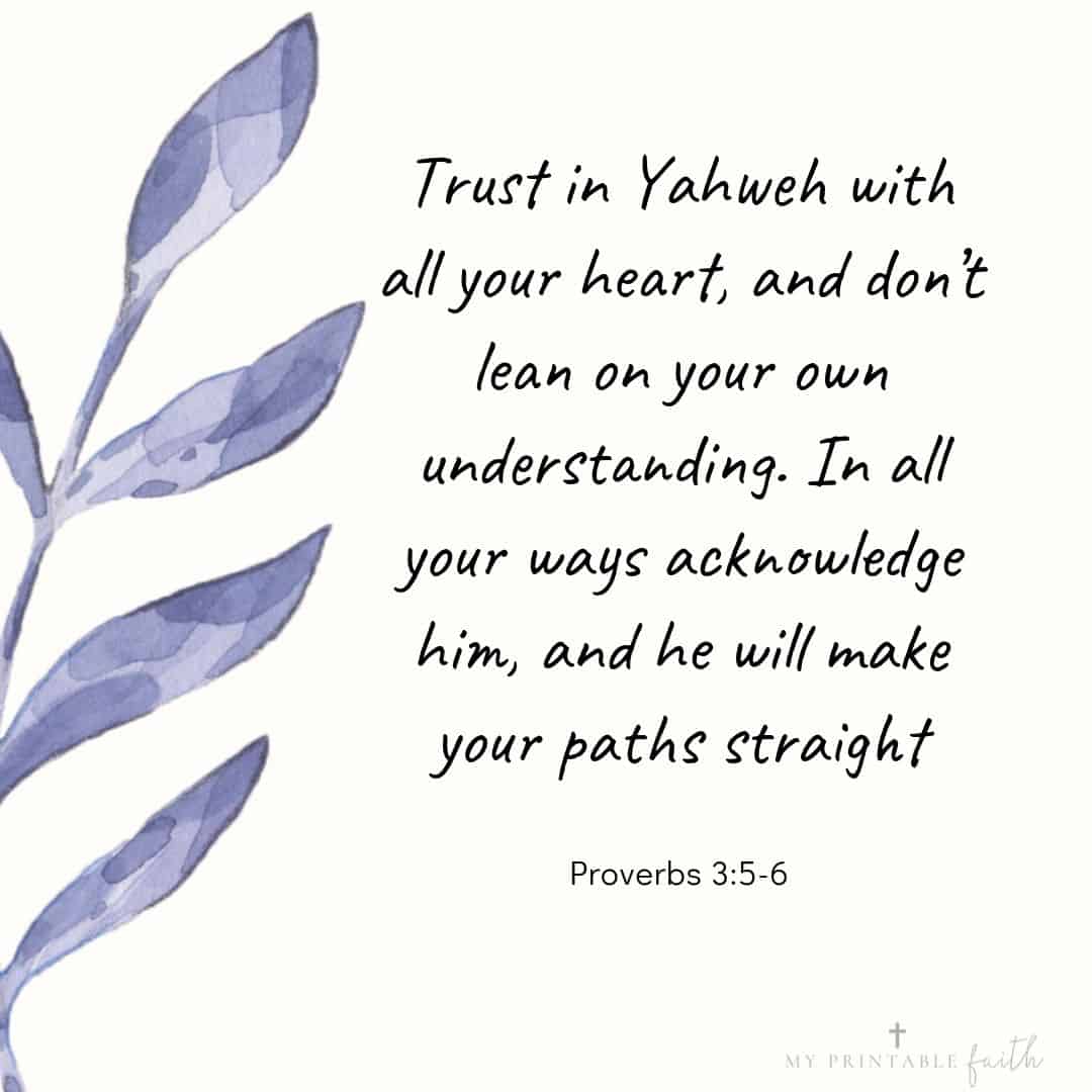 15 Bible Verses for Guidance - My Printable Faith