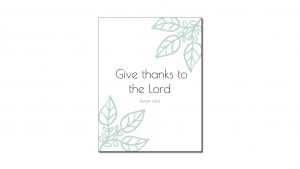 Psalm 136:3 (Printable Wall Art) - My Printable Faith
