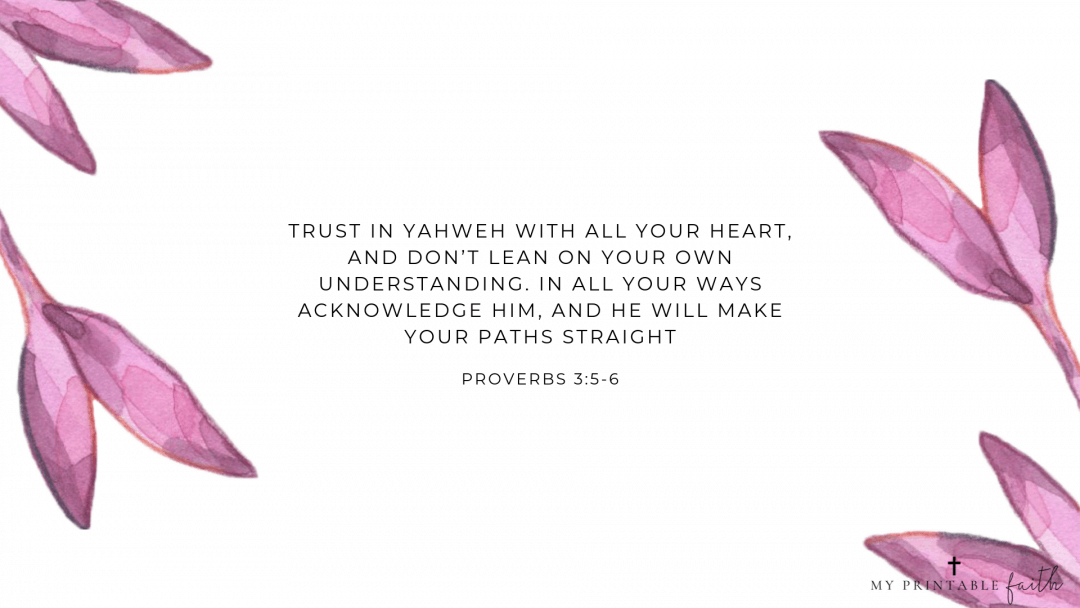 Proverbs 16:9 - FREE Desktop Wallpaper - My Printable Faith