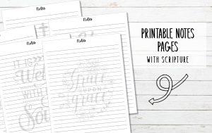 4 Printable Sermon Notes Pages - My Printable Faith
