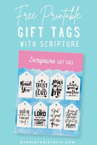 Scripture Gift Tags - My Printable Faith