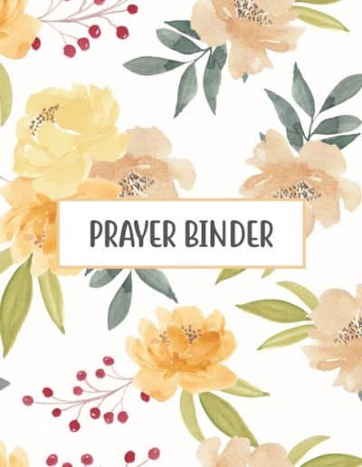 12 Printable Prayer Binder Covers - My Printable Faith