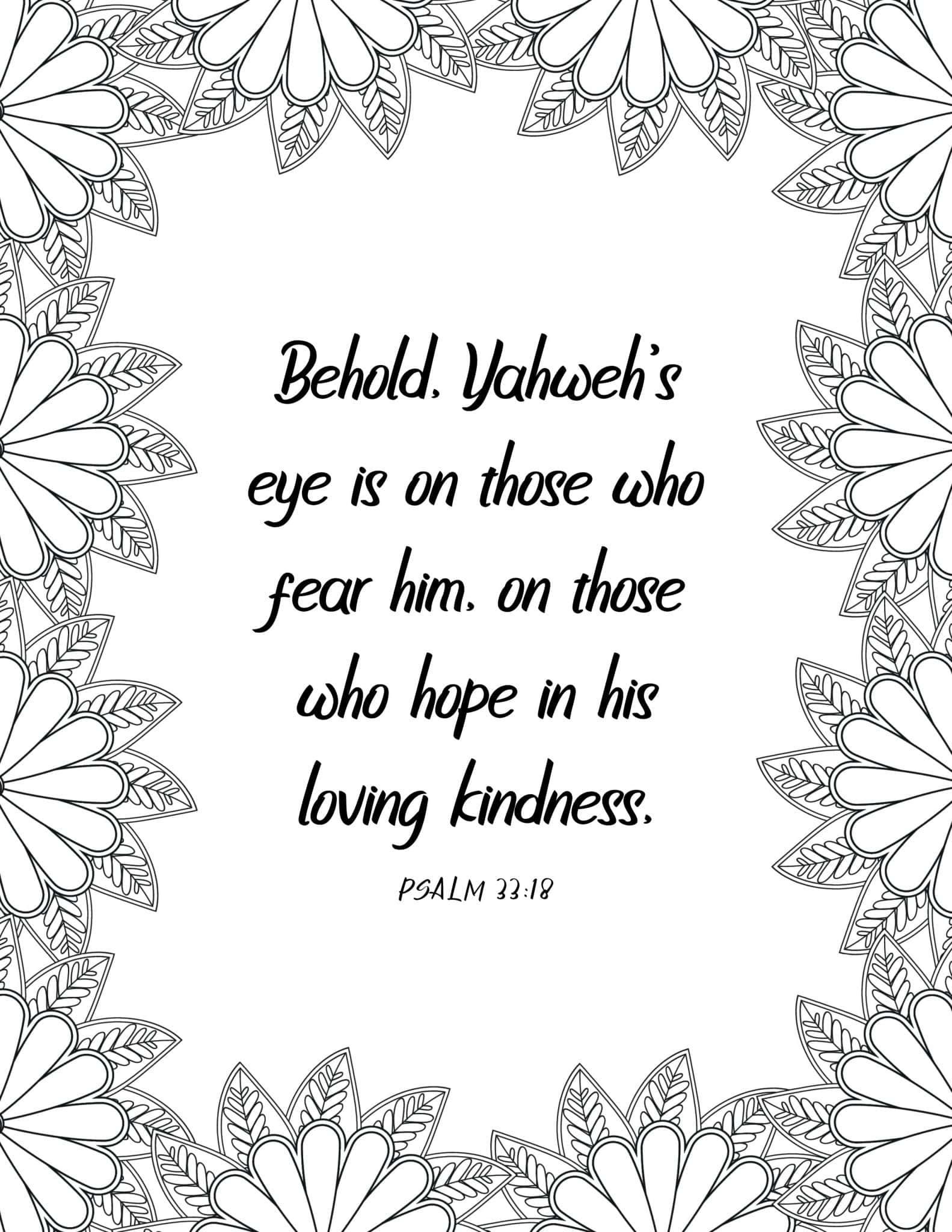 30 Printable Bible Verse Coloring Pages on Hope - My Printable Faith