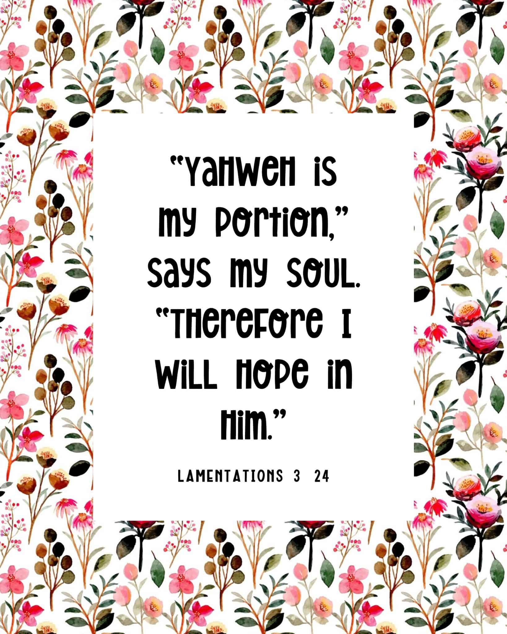 30 Printable Bible Verse Wall Art on Hope - My Printable Faith