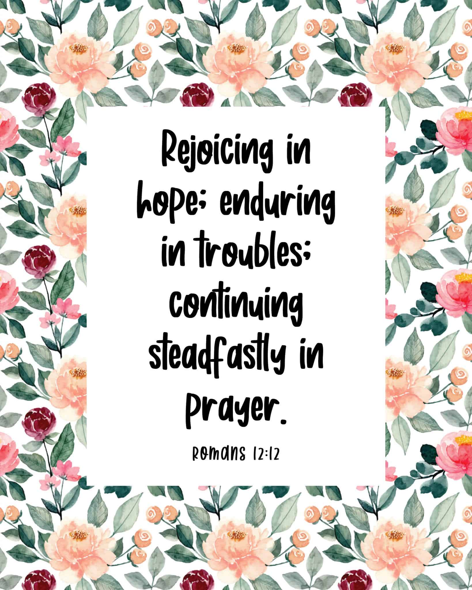 30 Printable Bible Verse Wall Art on Hope - My Printable Faith