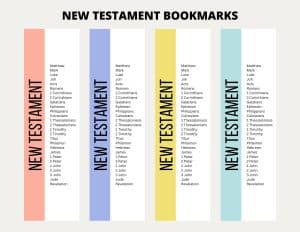 Printable Books of the Bible bookmarks - My Printable Faith
